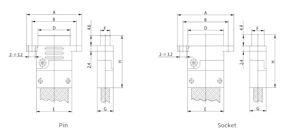 J30J Micro-D Pre-wired Connector with Cable Clamp | HAO-AIXI Electronics